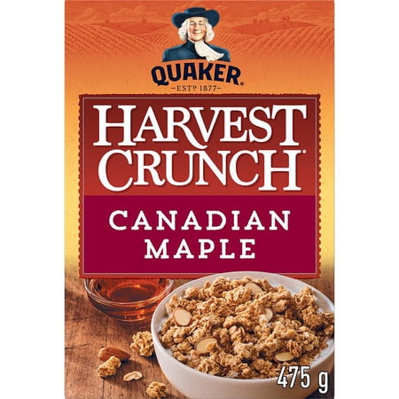 Quaker Harvest Crunch Canadian Maple Granola Cereal | Walmart Canada