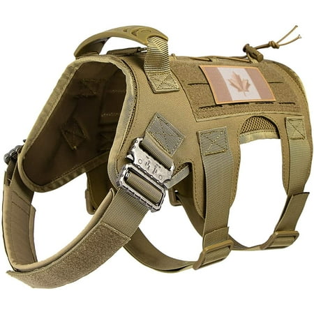 IronSeals Tactical Service Dog Vest Molle Patrol Dog Harness Comfy Mesh ...