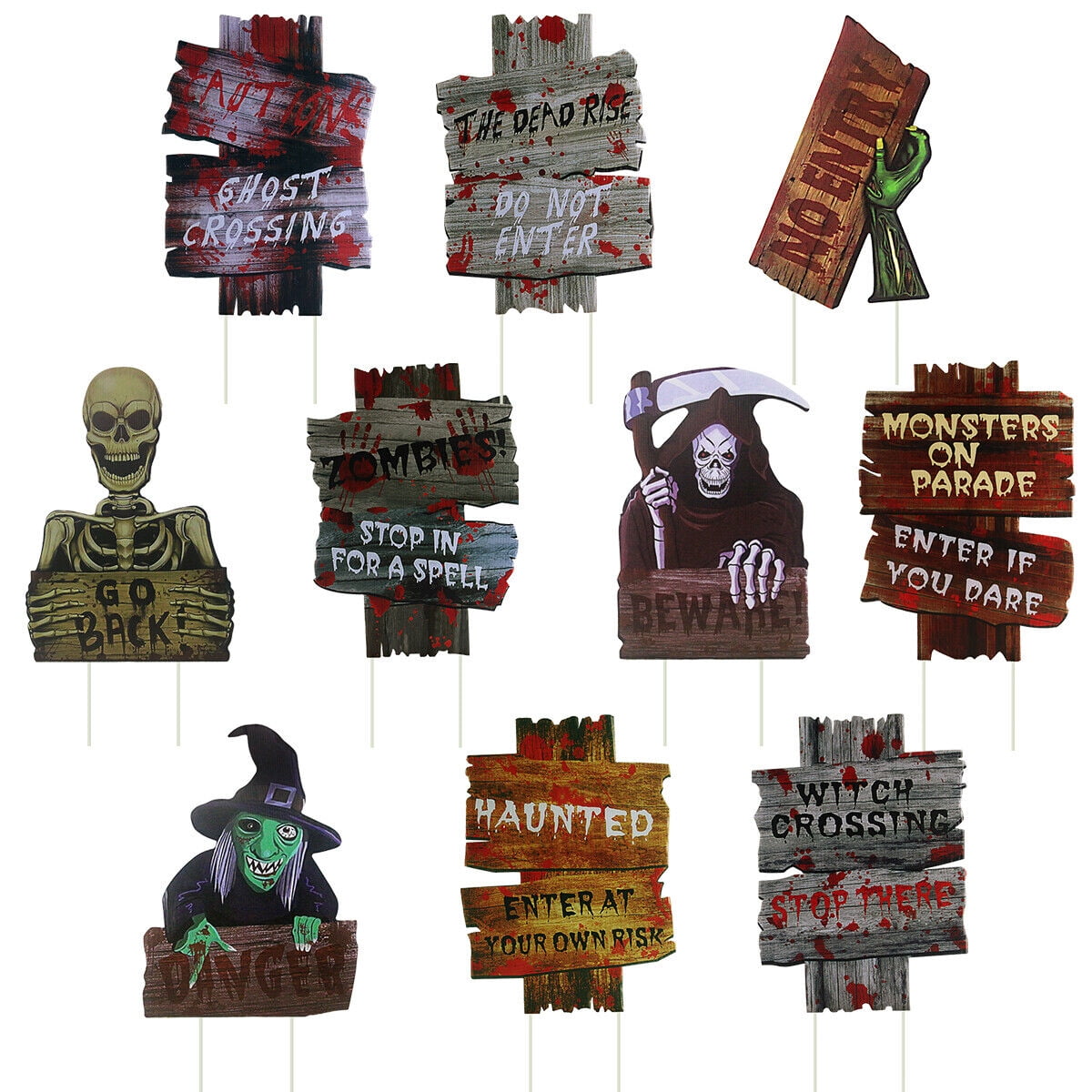 Spooky Halloween Signs