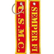 American Souvenirs: Official Licensed USMC Key Chain Fob with United ...