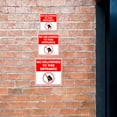 Square Plus No Deliveries To This Entrance Wall or Door Sign | Health ...