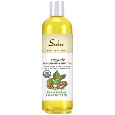 Organic Cold Pressed Macadamia Nut Oil, 100% Pure, 12 Oz for Cooking ...