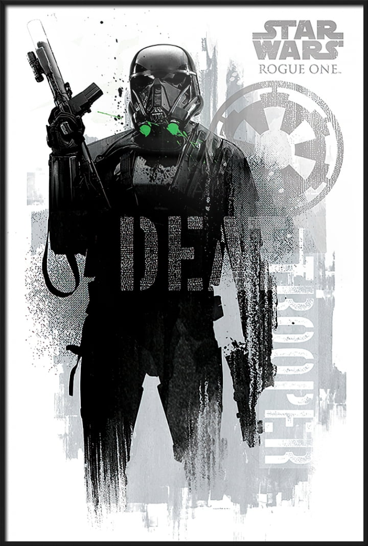 Star Wars: Rogue One - Framed Movie Poster (Death Trooper / White ...