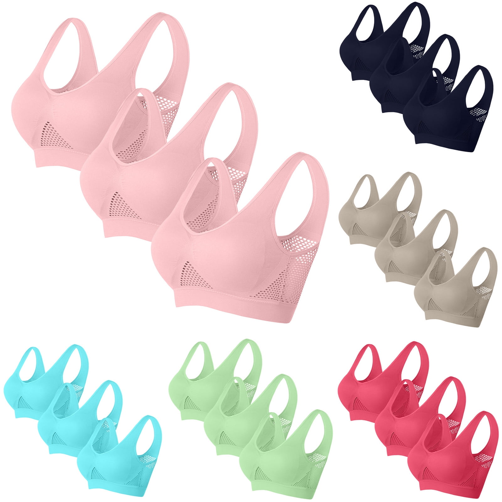 Click here for Sentmoon 3 Pieces Wireless Bras For Women Buttery... prices