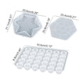 Giaone Chinese Checkers Board Silicone Mold 3D Checker Crystal Epoxy ...