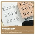32 Pcs Number Line Rolling Stamp Week Month Stamps - Walmart.com
