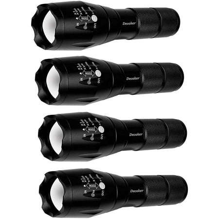 TC1200 PRO Tactical Flashlight Military Grade 5 Mode XML T6 3000 Lumens ...