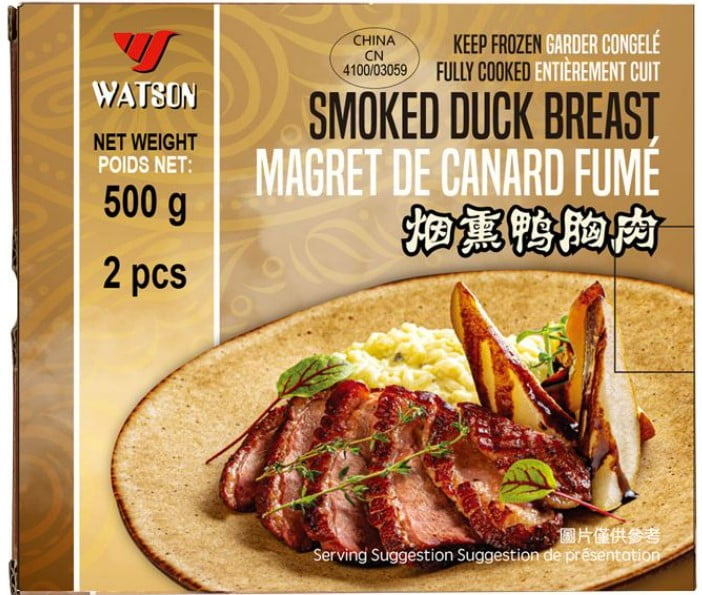 Watson Frozen Cooked Smoked Duck Breast, Watson Frozen Cooked Smoked ...