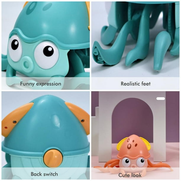 Octopus Bath Toy Ocean Animals Wind Up Water Toy Octopus Floating Toy ...
