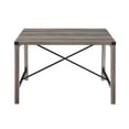 Manor Park Rustic Farmhouse Dining Table, Grey Wash - Walmart.com
