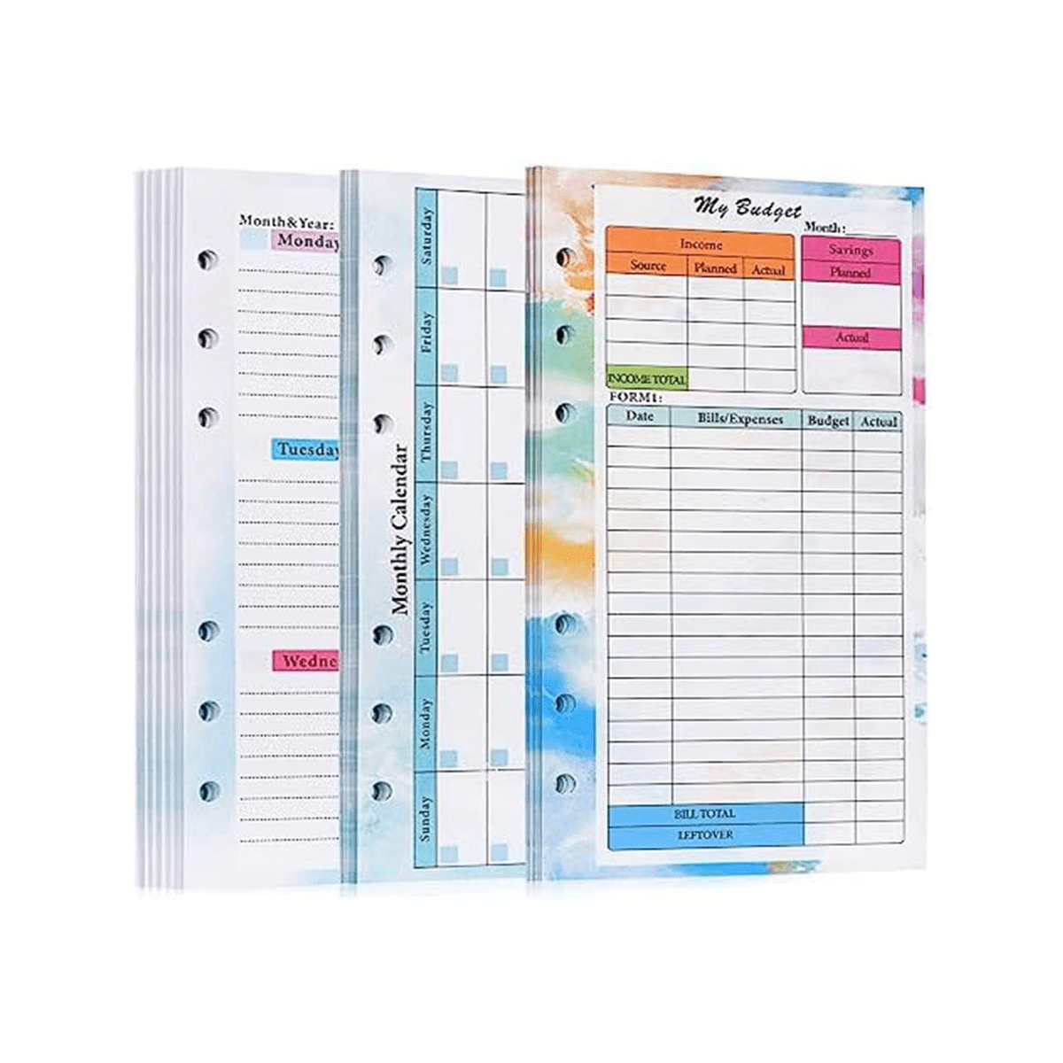 Click here for Unbranded A6 Budget Planner Refill 82 Sheets Month... prices