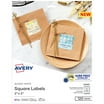 Avery Printable Square Labels, 2" x 2", Clear, 120ct (22853) - Walmart.com