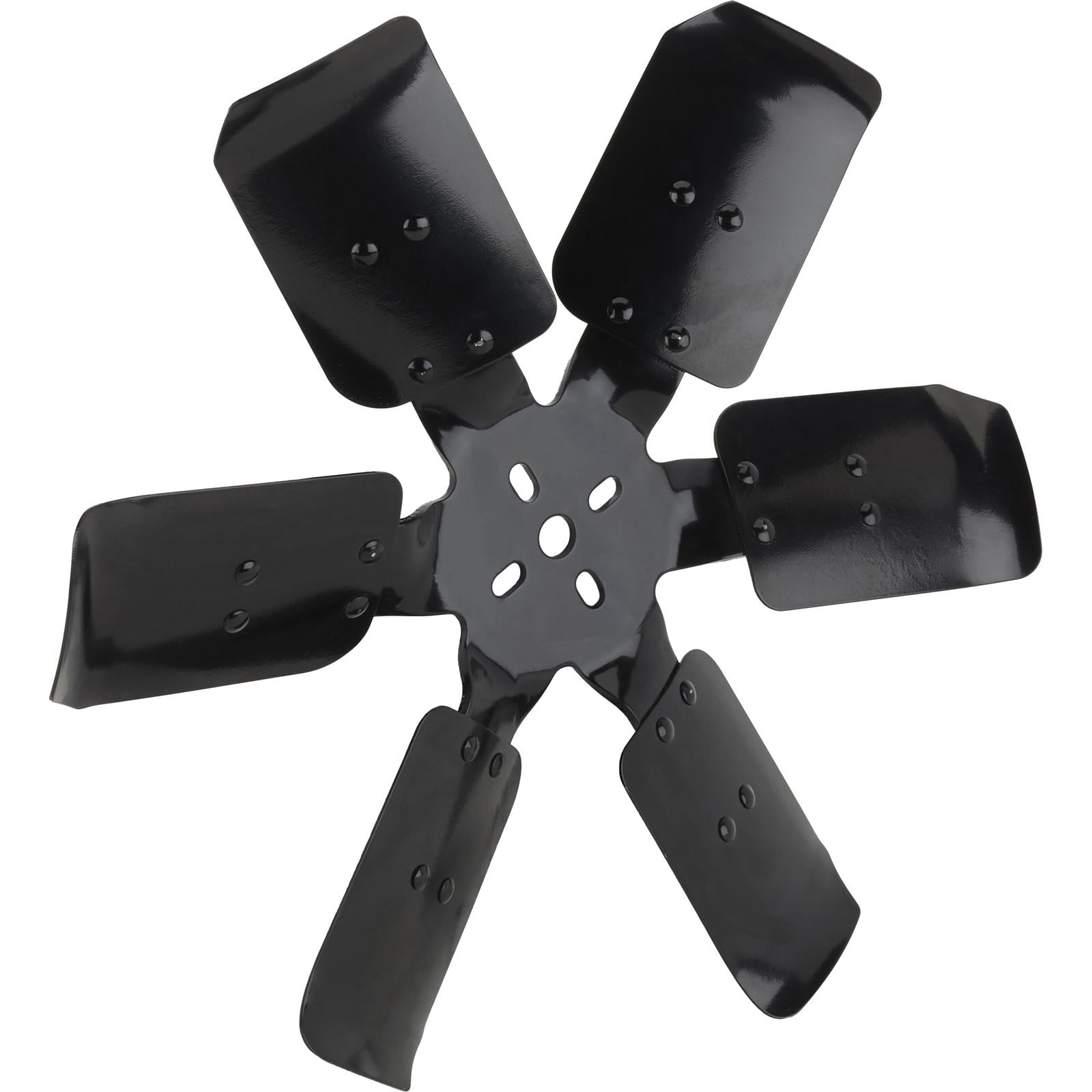 Speedway Motors 17-Inch Steel Cooling Fan, Six-Blade Non-Flex Design ...