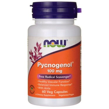 NOW Supplements, Pycnogenol 60 mg (a Unique Combo of Proanthocyanidins ...