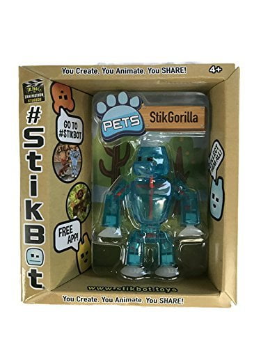 Stikbot StikGorilla Figure Translucent Blue | Walmart Canada