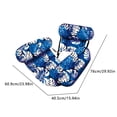 Inflatable Pool Float Chair with Headrest Armrests and Air Pump PVC ...
