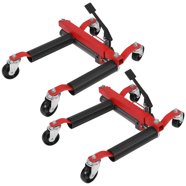 Stark USA 2pc Wheel Auto Dolly, Hydraulic Roller Lift - 1500lbs Vehicle ...