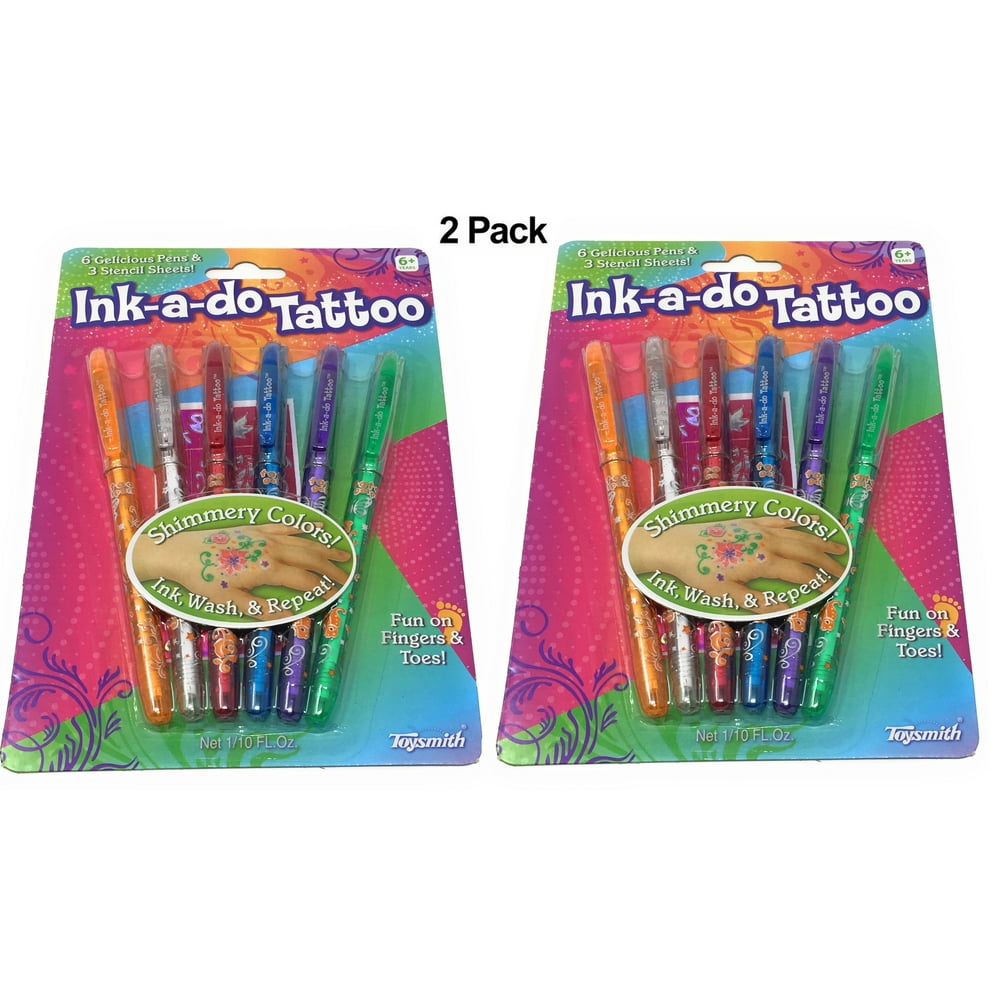 Toysmith Ink-a-Do Tattoo Pens (2 Pack) - Walmart.com - Walmart.com