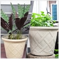 MLINS Planter European Style Flower Pot Pots Garden and Sturdy ...