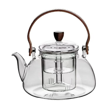 Primula Half Moon Borosilicate Glass Teapot, Hot Tea Safe Set with ...