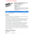 Muffler - Compatible with 2006 - 2011 Chevrolet Impala 3.5L V6 - Walker ...