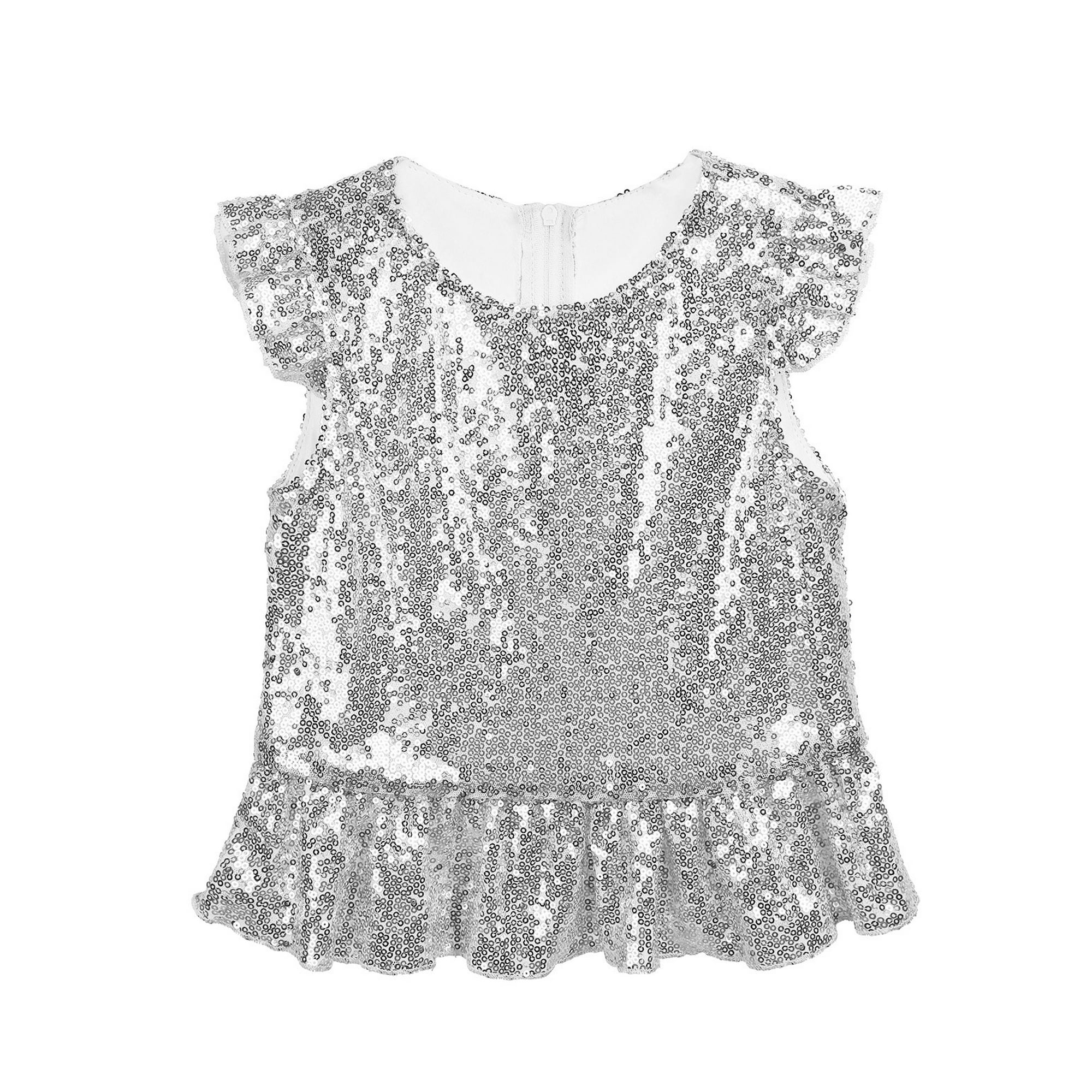 Click here for Choomomo Kids Girls Sequins Ruffled Top Mermaid Co... prices
