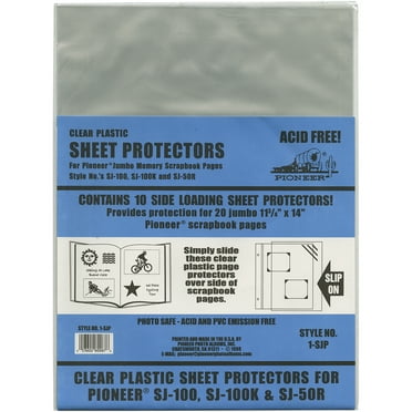 Genuine Pioneer BLACK Sheet refill pages with sheet protectors for your ...