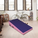 Matladin 55"x28"x14"Folding Gymnastics Cheese Wedge Incline Mat for ...