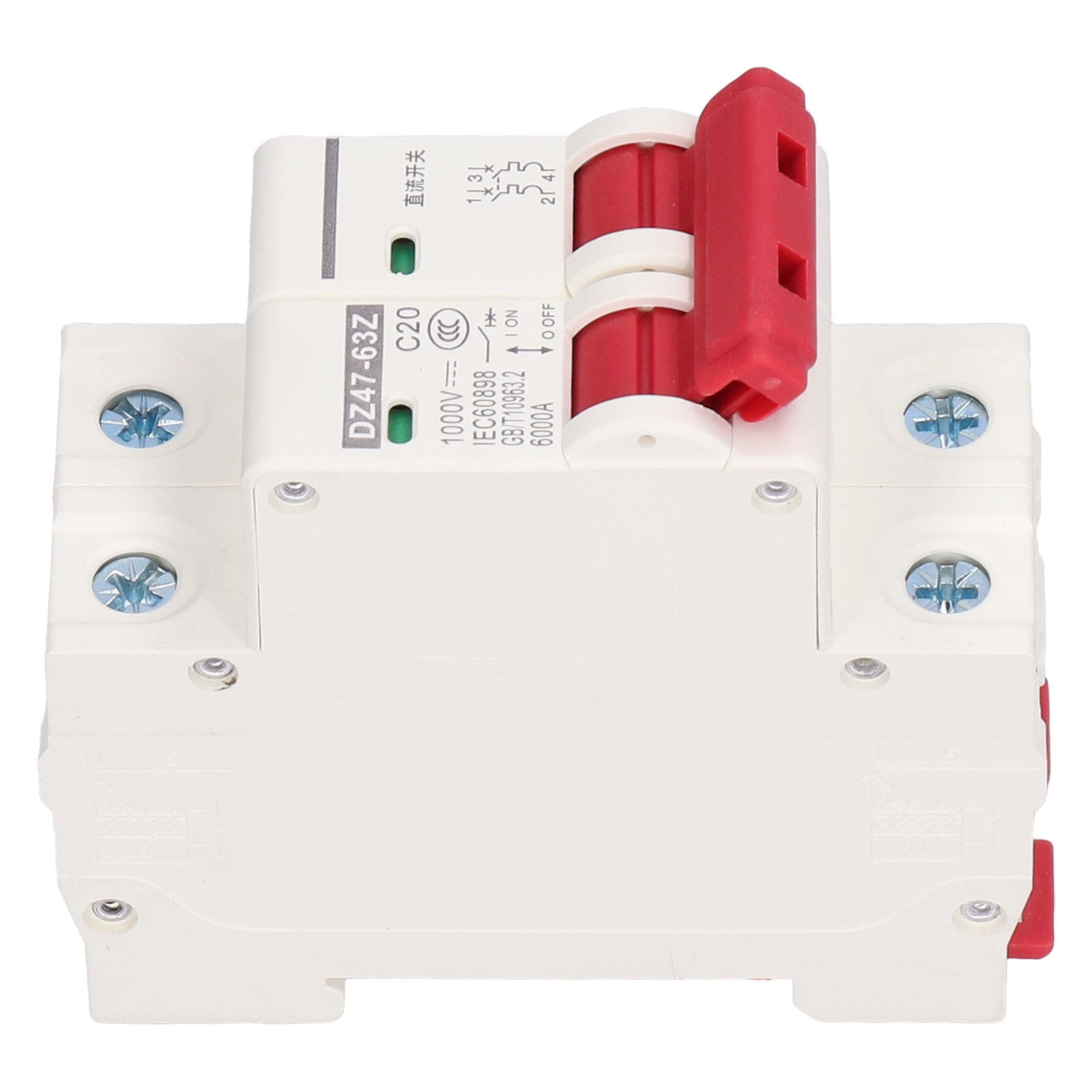 Circuit Breakers Electrical DC Miniature Circuit Breaker 2P Isolator ...