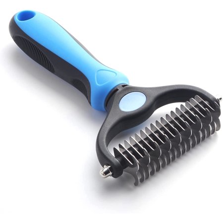 Grooming Rakes - 2 Sided Undercoating Rake for Cats & Dogs – Safe ...