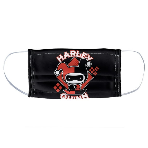 Popfunk - Harley Quinn Chibi 1-Ply Reusable Face Mask Covering, Unisex ...