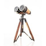 Wood/Brass Binocular On Stand - Walmart.com