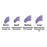 PRETTY CLAWS 40 Piece Soft Nail Caps For Cat Paws - AMETHYST PURPLE ...