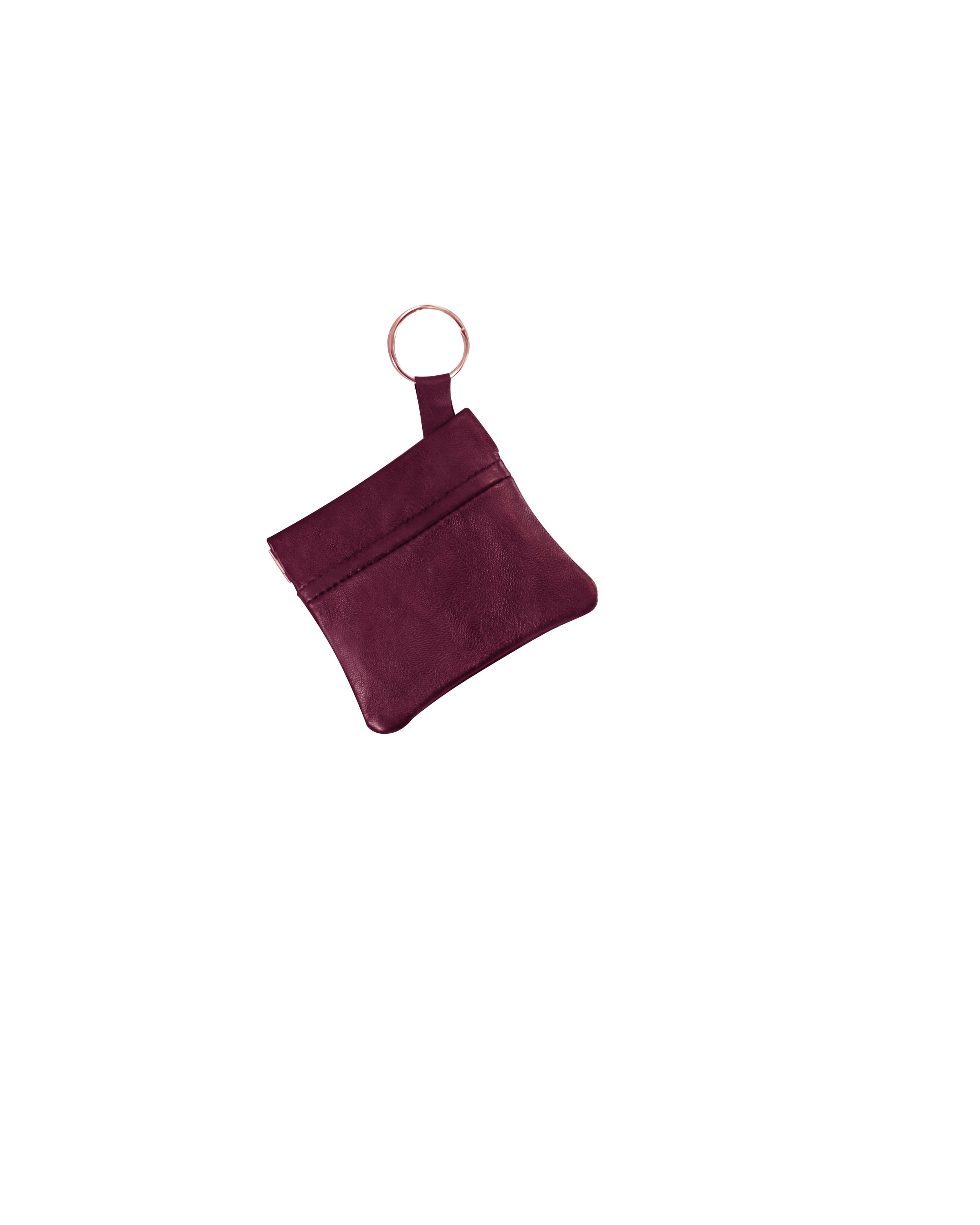 Squeeze Open Coin Pouch Faux Leather Brown Squeeze Coin Purse Pouch ...