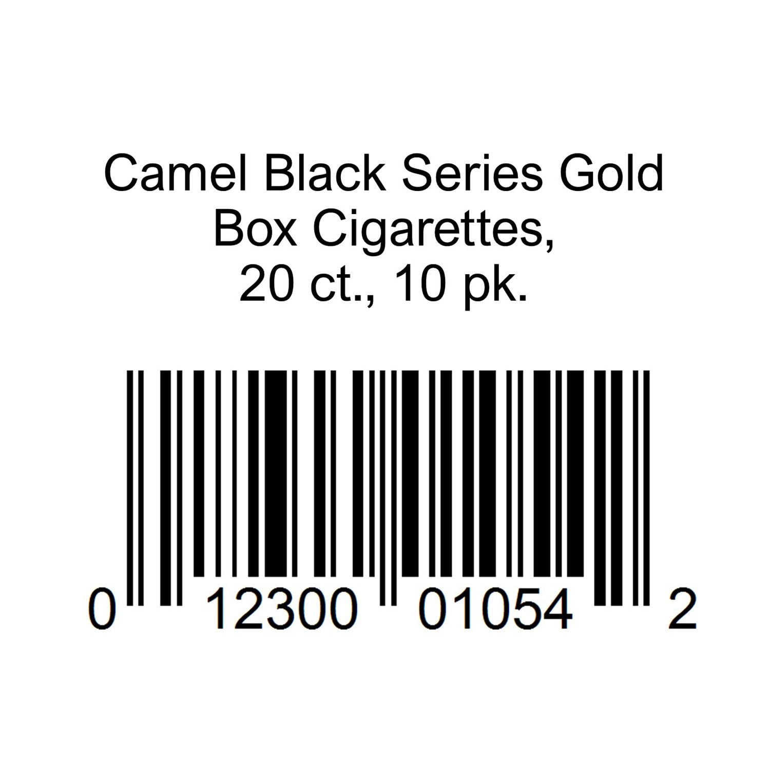 Camel Black Series Gold Box Cigarettes, 20 ct., 10 pk. - Samsclub.com