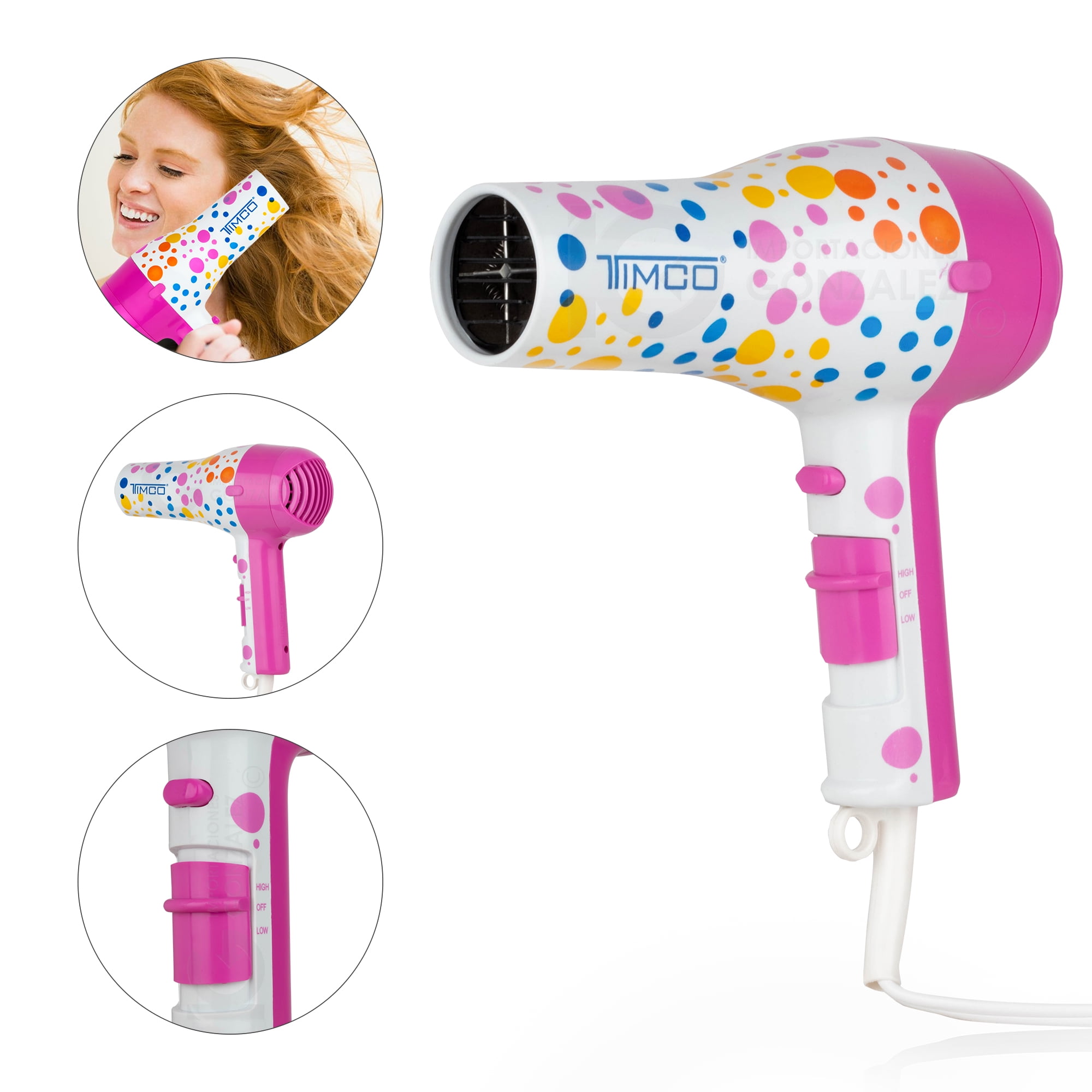 Secadora de cabello Timco® PRO-2000J | Bodega Aurrera en línea