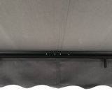 ALEKO 8'x6.5' Retractable Patio Awning Fabric Replacement, Gray Color ...