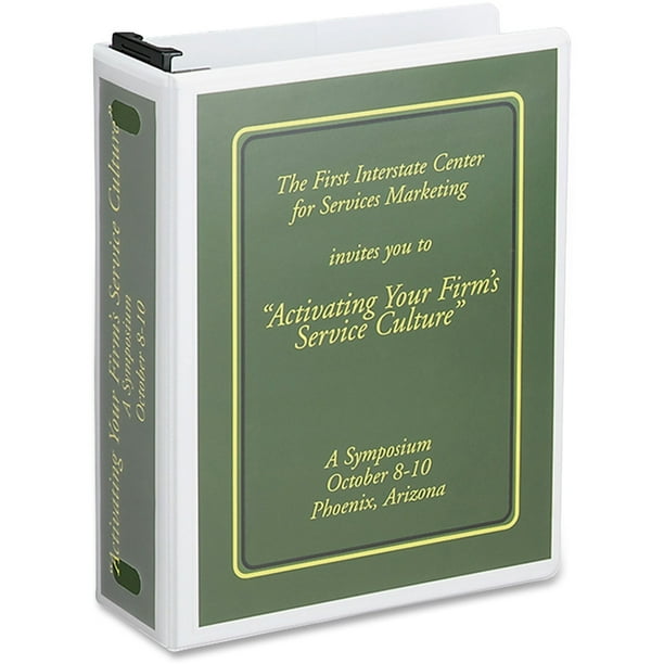 Acco, WLJ36549W, Large-Capacity Hanging Binder, 1 Each, White - Walmart.com