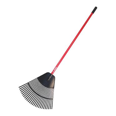 Bully Tools Landscape 18" Stone Rake with 66" Fiberglass Handle and ...