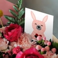 3drose, Cute Adorable Pink Llama Holding a Heart Cartoon, 6 Greeting ...