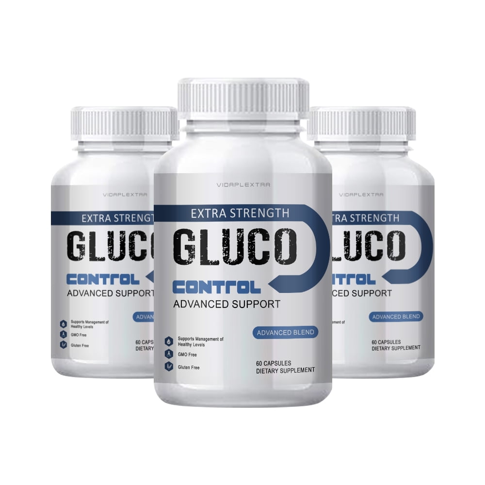 (3 Pack) Gluco Control - Gluco Control Advanced Capsules - Walmart.com