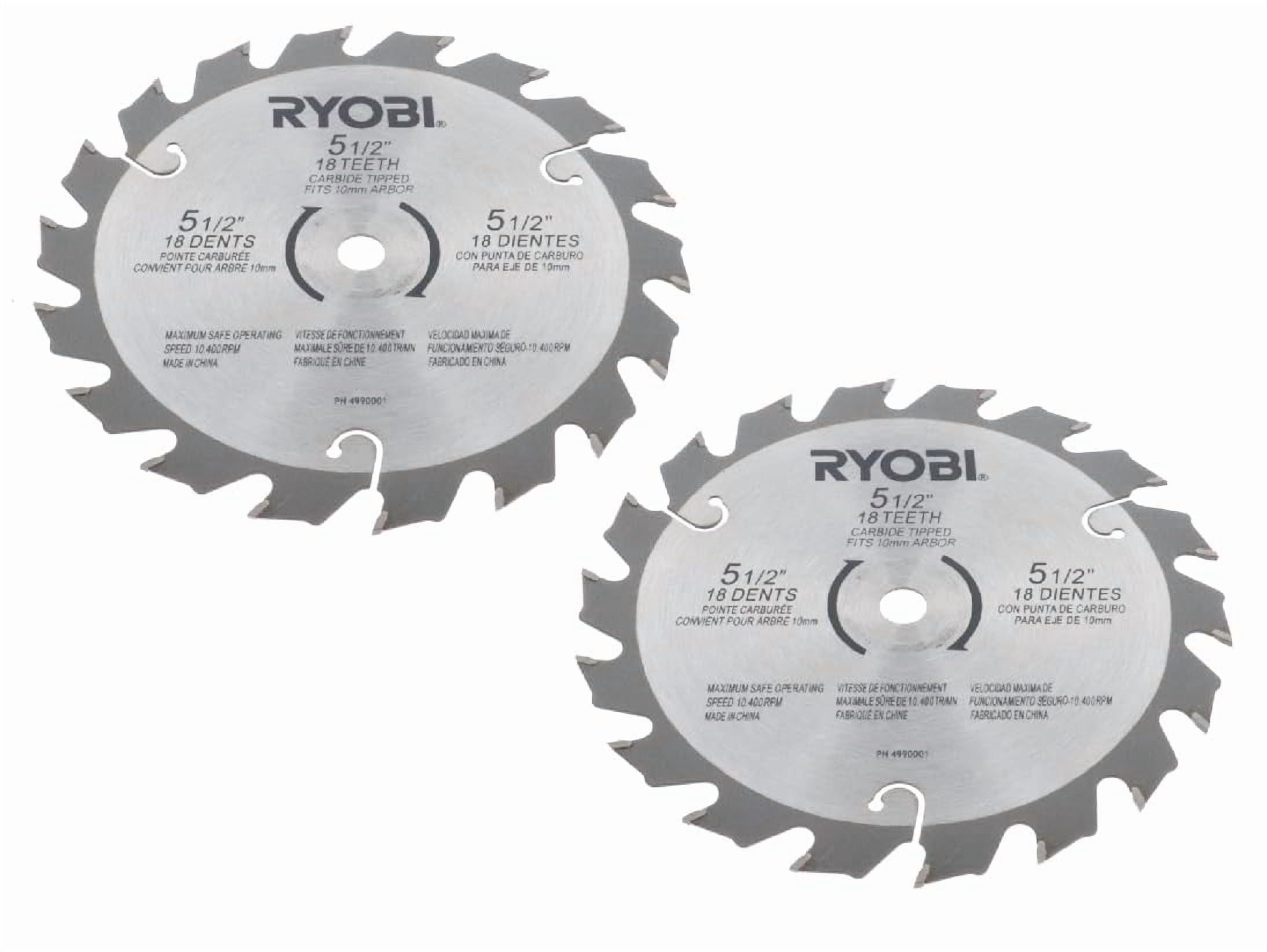 Hojas de sierra circular RYOBI, paquete de 2 unidades, 150 x 1,5 mm ...