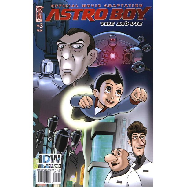 Astro Boy The Movie Official Movie Adaptation #3 VF ; IDW comic book ...