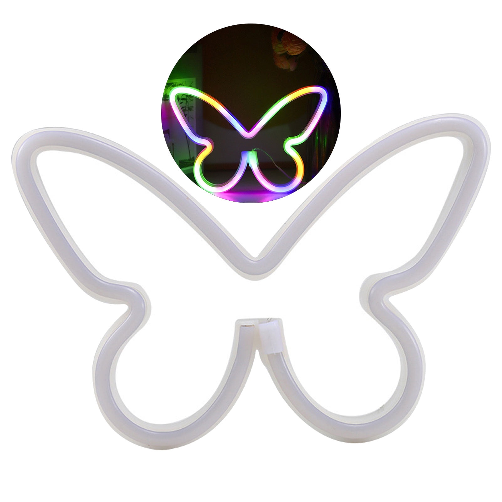 Butterfly Neon Sign LED Lamp, USB/Battery Operated, Creative Shape ...