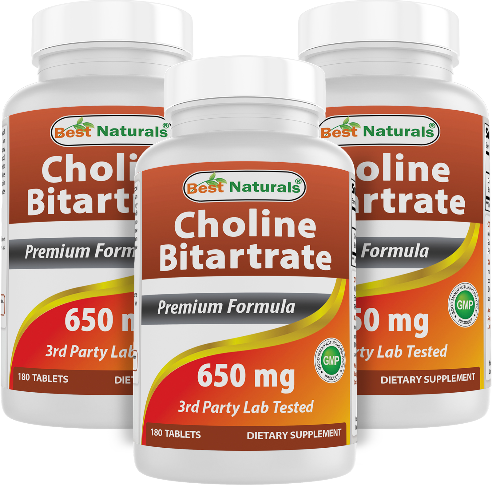 Best Naturals Choline 650 mg 180 Tablets - Walmart.com