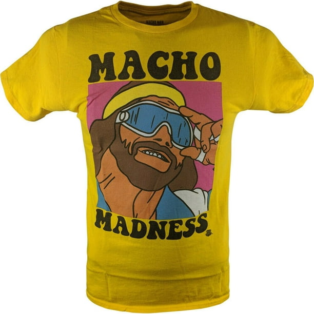 Macho Man Randy Savage Madness Yellow Mens T-shirt 5XL - Walmart.com