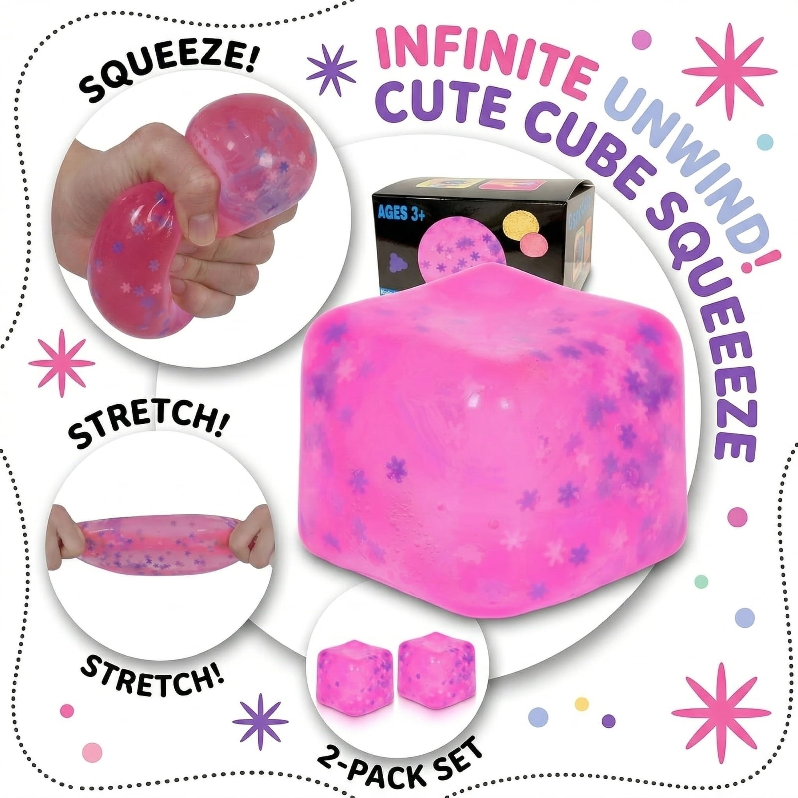 Click here for Cube Squishy Toy  Soft Slow Bounce Squishy  Portab... prices