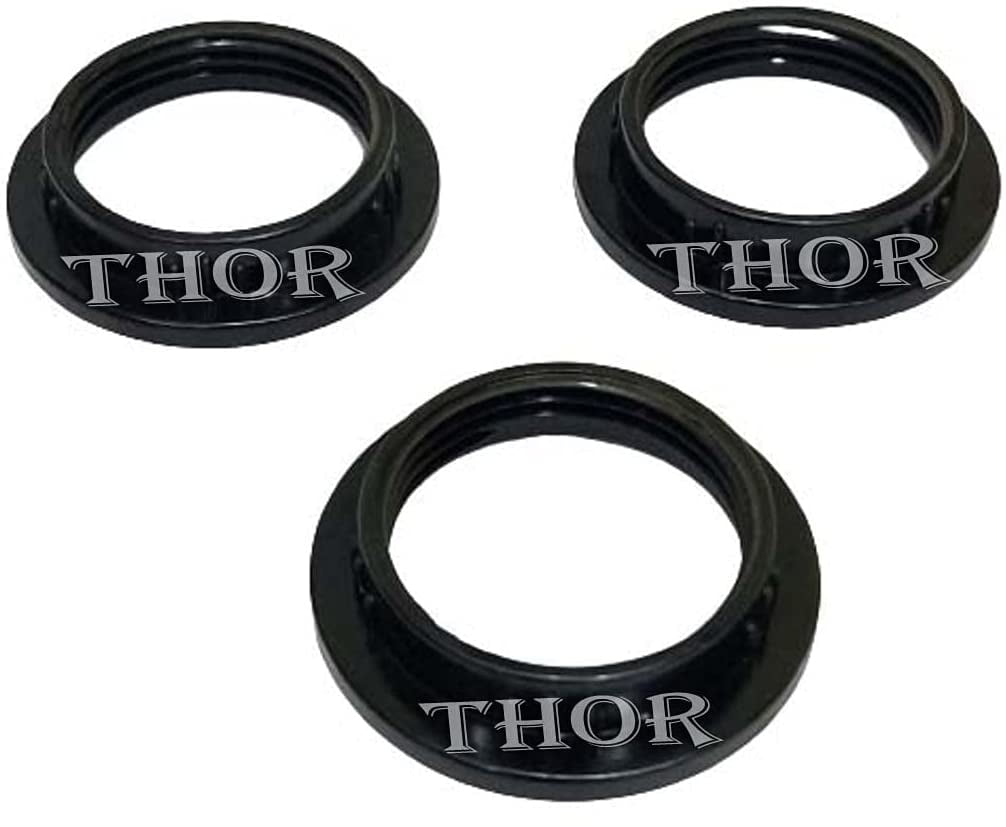 Black Bulb Holder Ring Light Shade Collar Ring Adapter Lamp Bulb Holder ...
