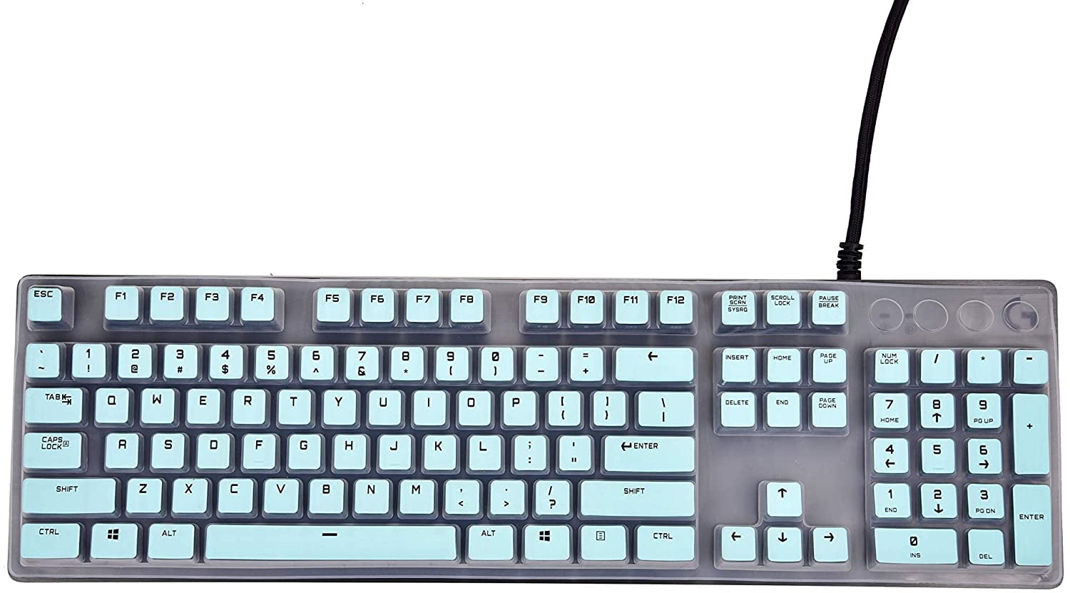 KeyCover - Keyboard Cover Compatible with Logitech G810 G610 G512 G413 ...