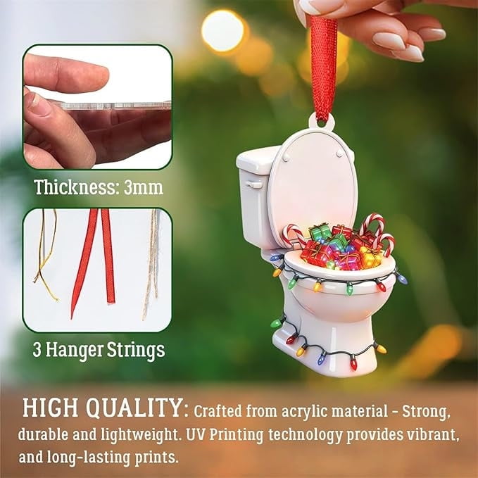 Click here for Dvkptbk A Pendant Christmas Toilet Ornament Toilet... prices